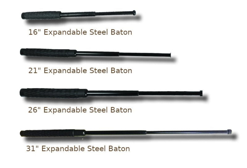 Police Force Expandable Steel Baton | KnightOwl Survival Store